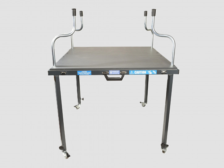 TK-Tools table stand with supports for use in dent pressing to remove dents